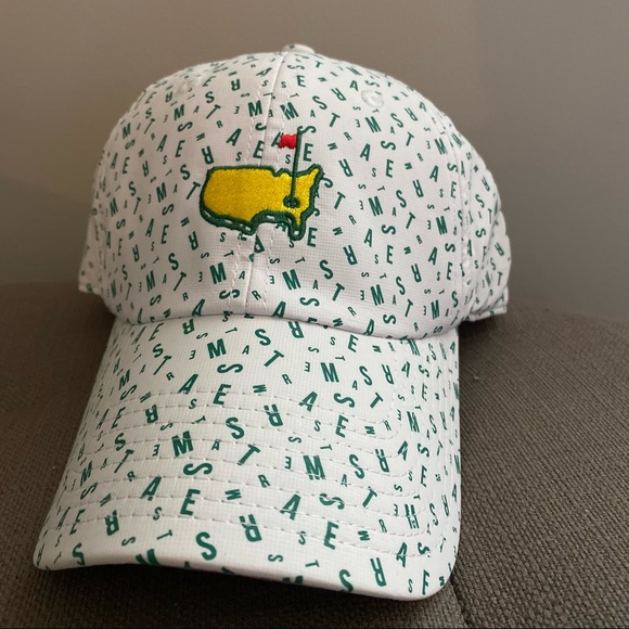 Masters | Accessories | 222 Masters White Tech Jumble Hat Augusta ...